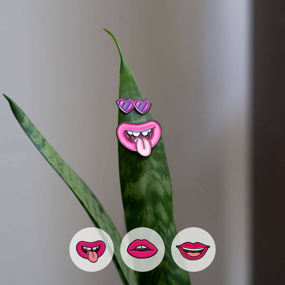 Lips 3-Pack Plant Magnet – Moxie Mercantile