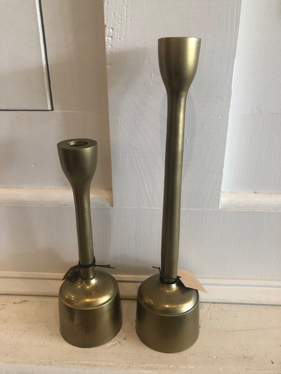 Antique Brass Taper Holder – Moxie Mercantile